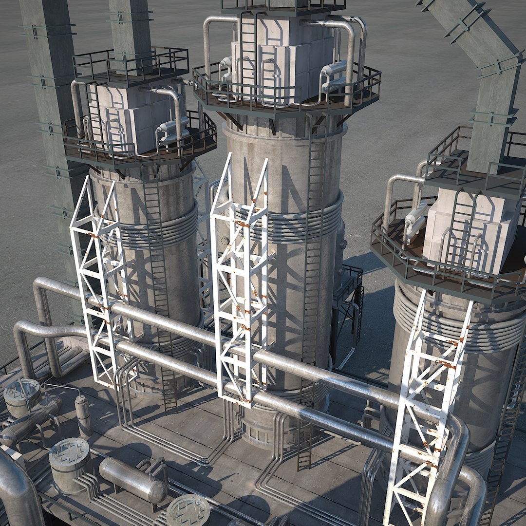 3d Refineries Model