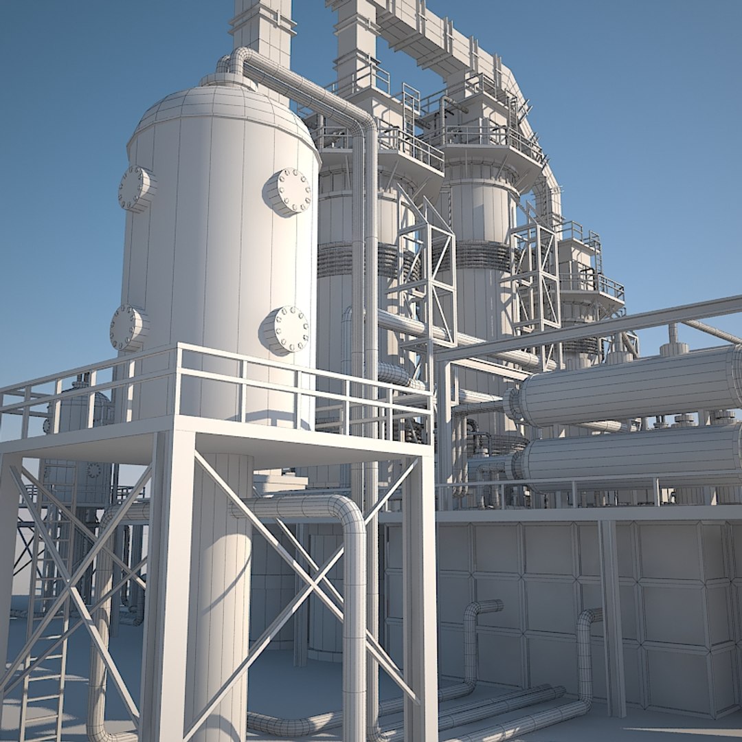 3d Refineries Model