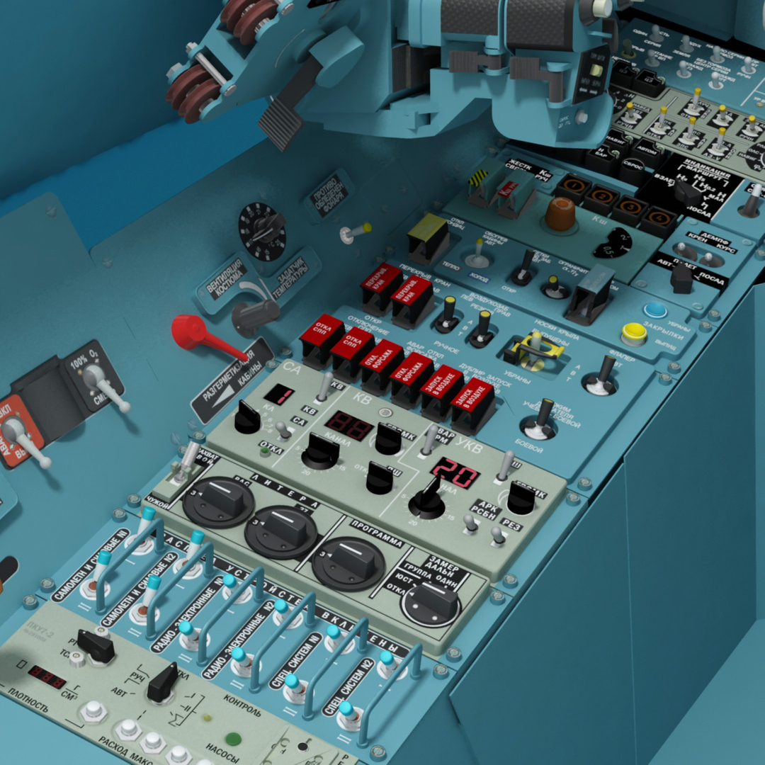 SU-27 SM Cockpit aktualisiert 3D-Modell - TurboSquid 560986