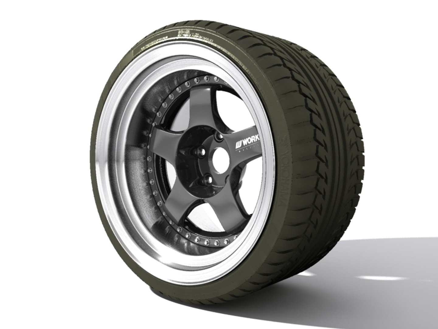 Work Meister S1 Racing Wheel 3d Model