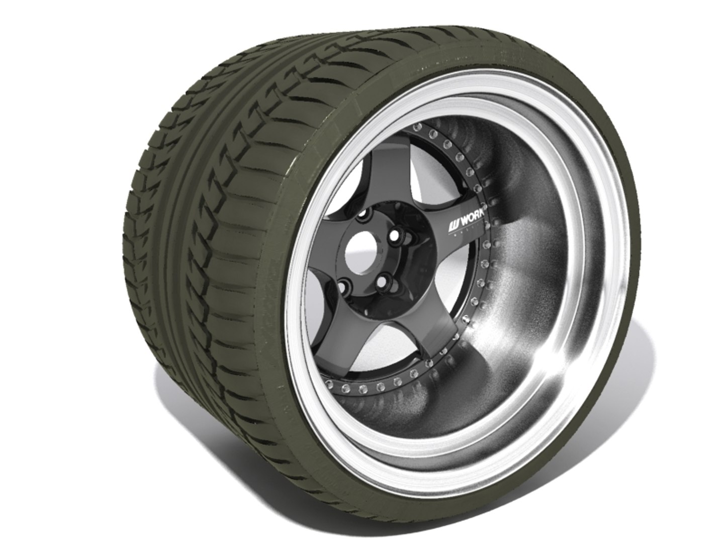 Work Meister S1 Racing Wheel 3d Model