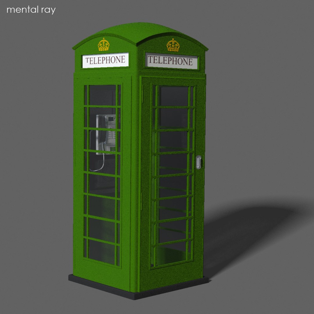 Green Telephone Box Max