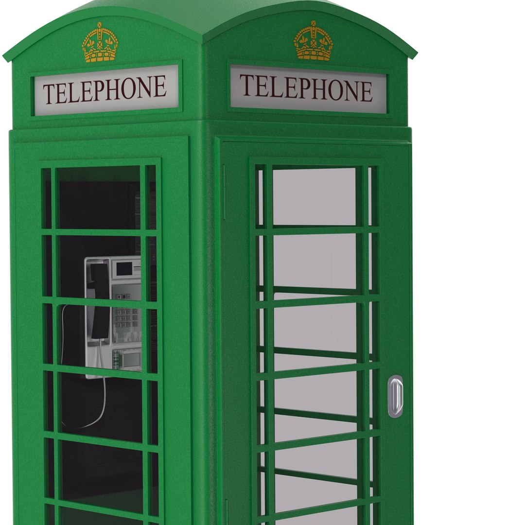 Green Telephone Box Max