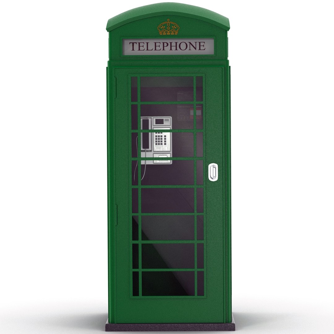 Green Telephone Box Max