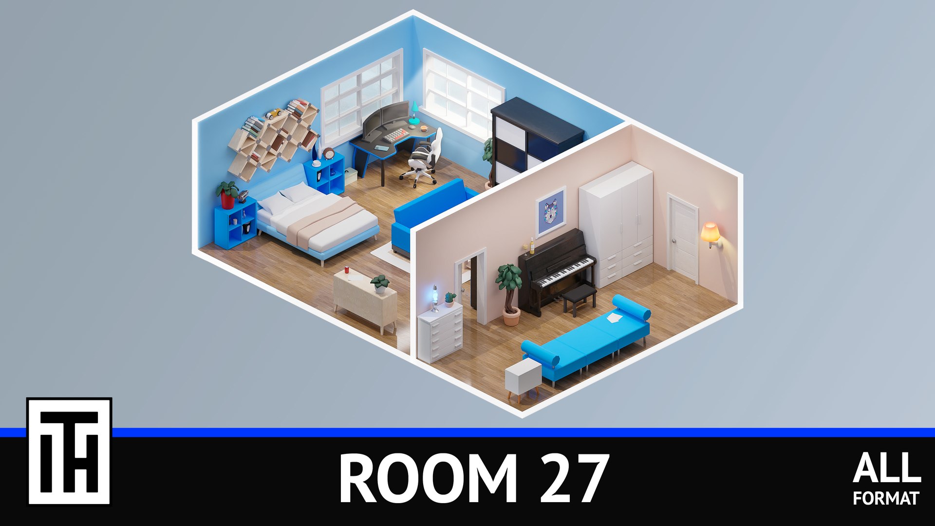 Room 27 Model - TurboSquid 2149036