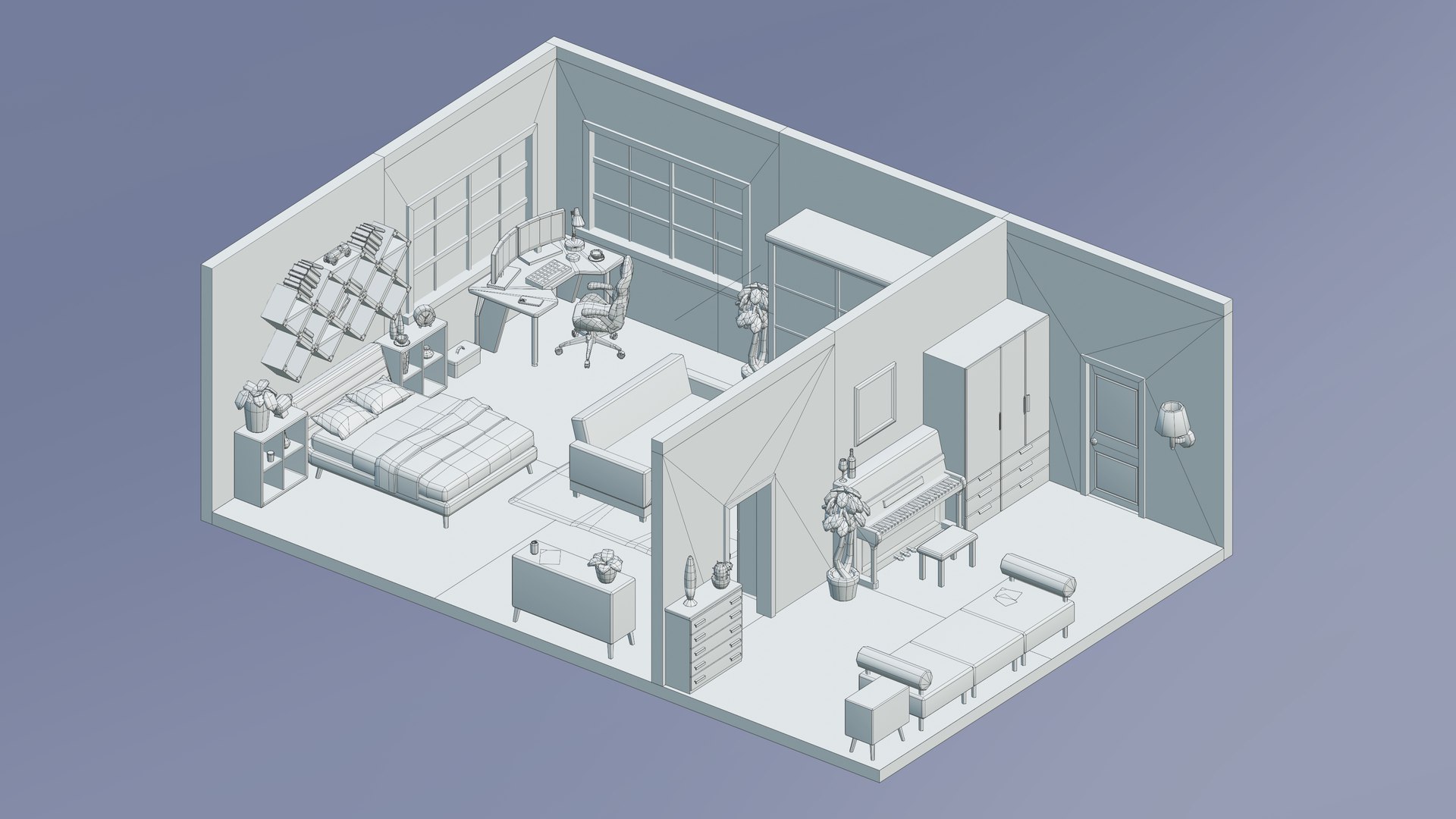 Room 27 Model - TurboSquid 2149036