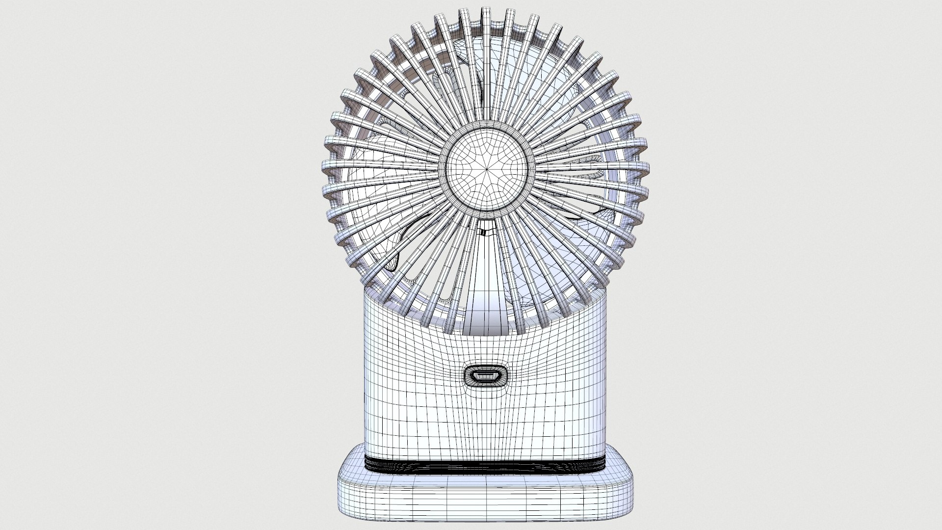 Mini Table Fan 3D Model - TurboSquid 2379552
