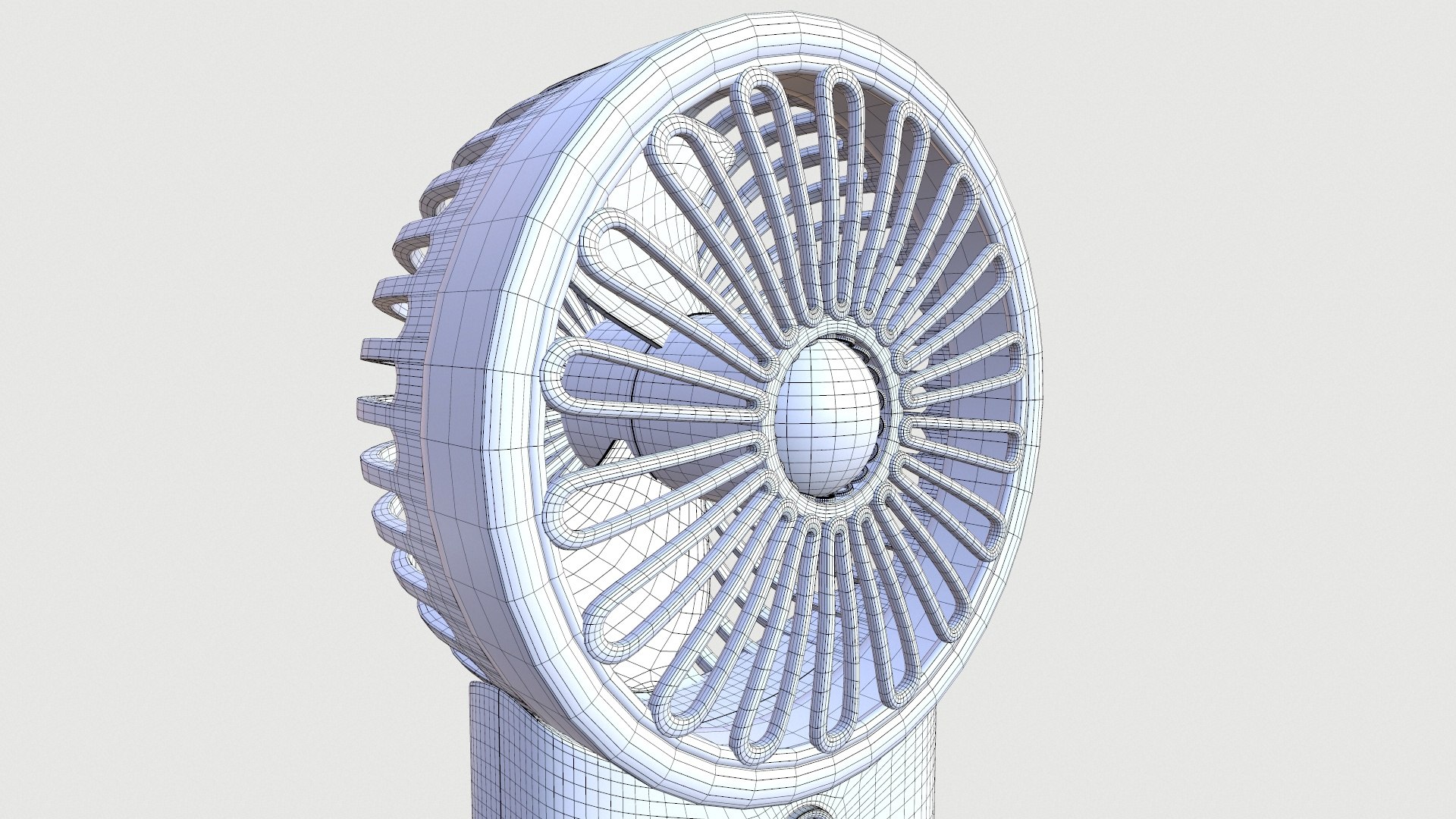 Mini Table Fan 3D Model - TurboSquid 2379552