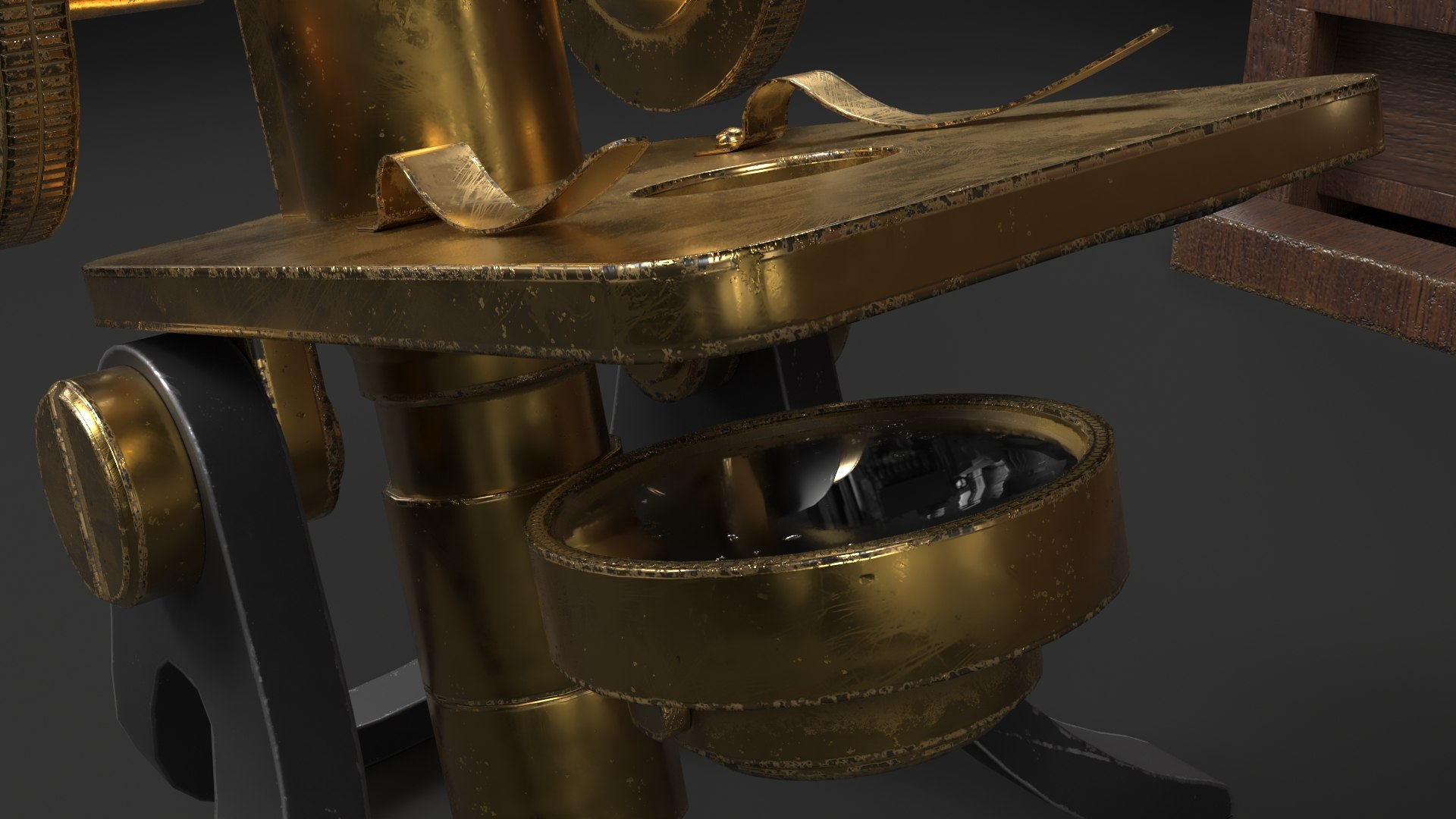 Victorian Era Microscope 3D - TurboSquid 2245408