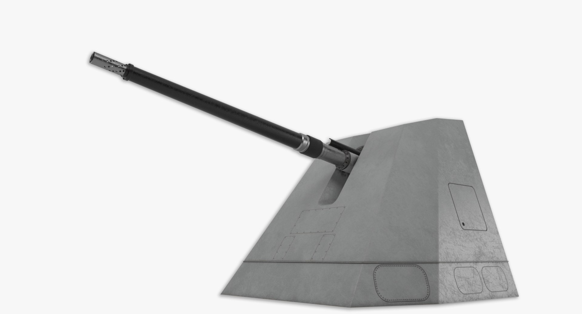 127mm 64 vulcano - 3d 3ds