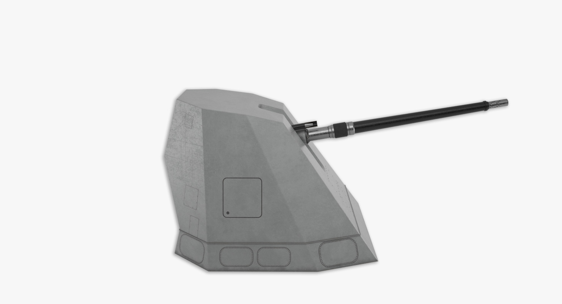 127mm 64 vulcano - 3d 3ds