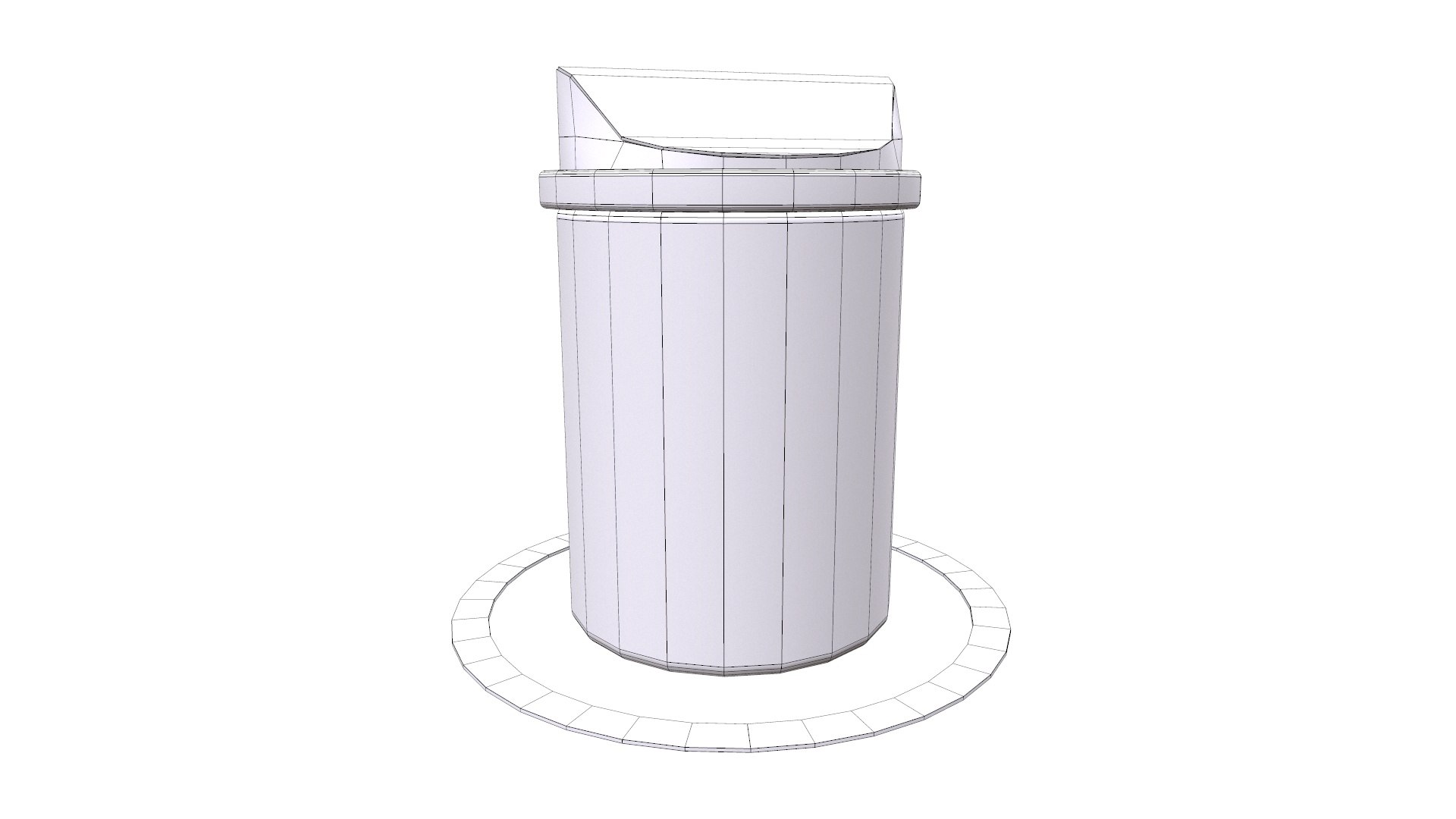 Dustbin 3D Model - TurboSquid 2290792