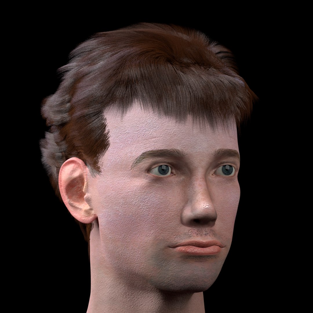 Male Head Adam 3D Model - TurboSquid 1244026