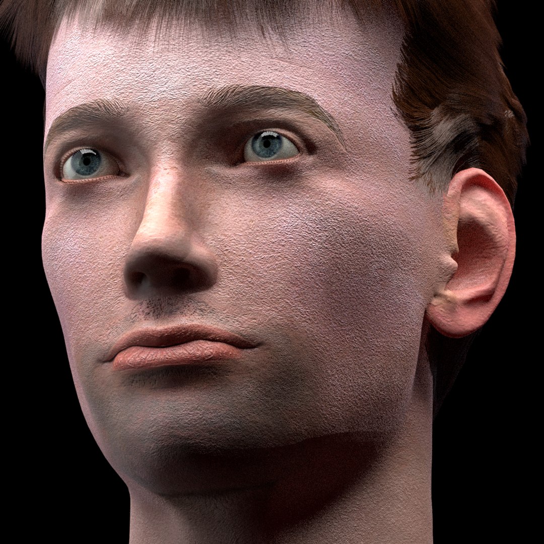 Male Head Adam 3D Model - TurboSquid 1244026