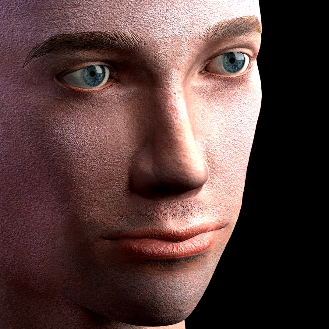 Male Head Adam 3D Model - TurboSquid 1244026