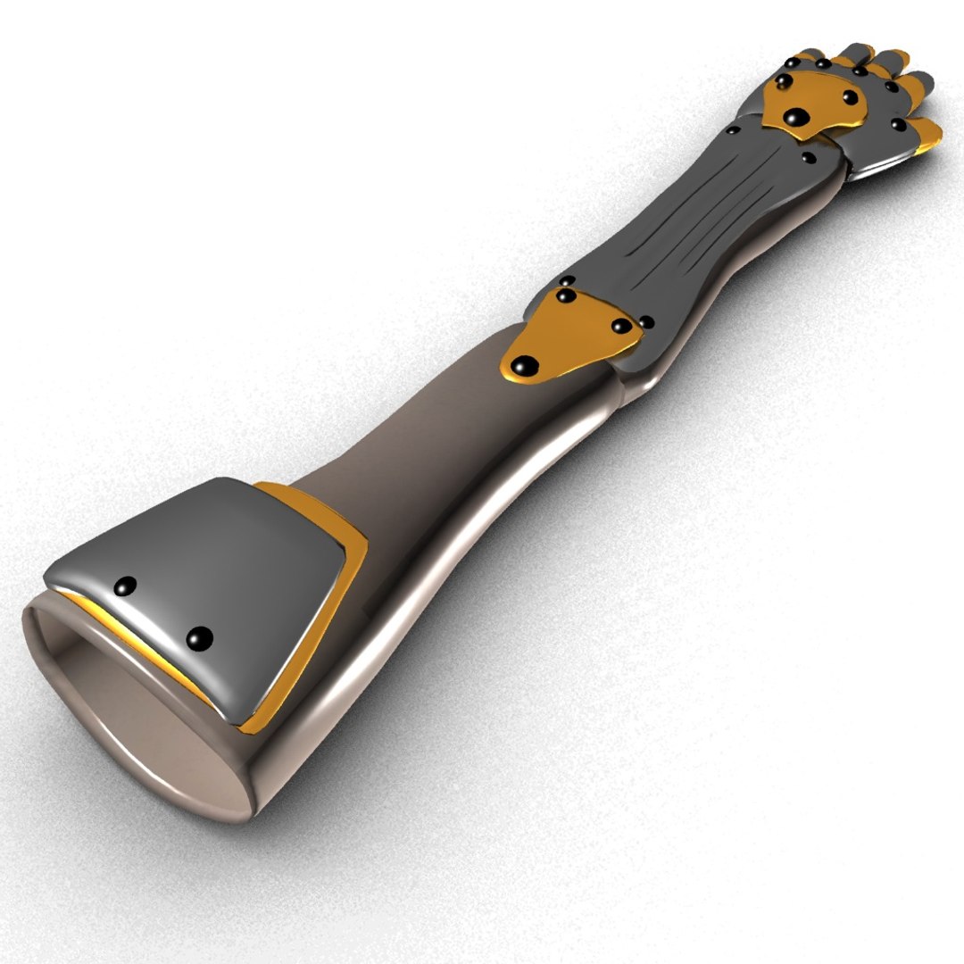 Metallic arm 3D model - TurboSquid 1332472