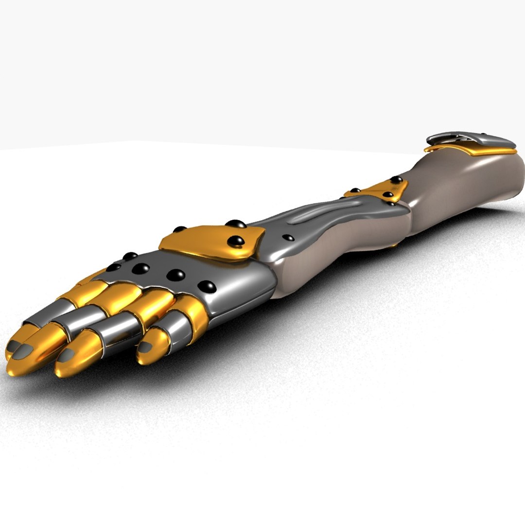 Metallic arm 3D model - TurboSquid 1332472
