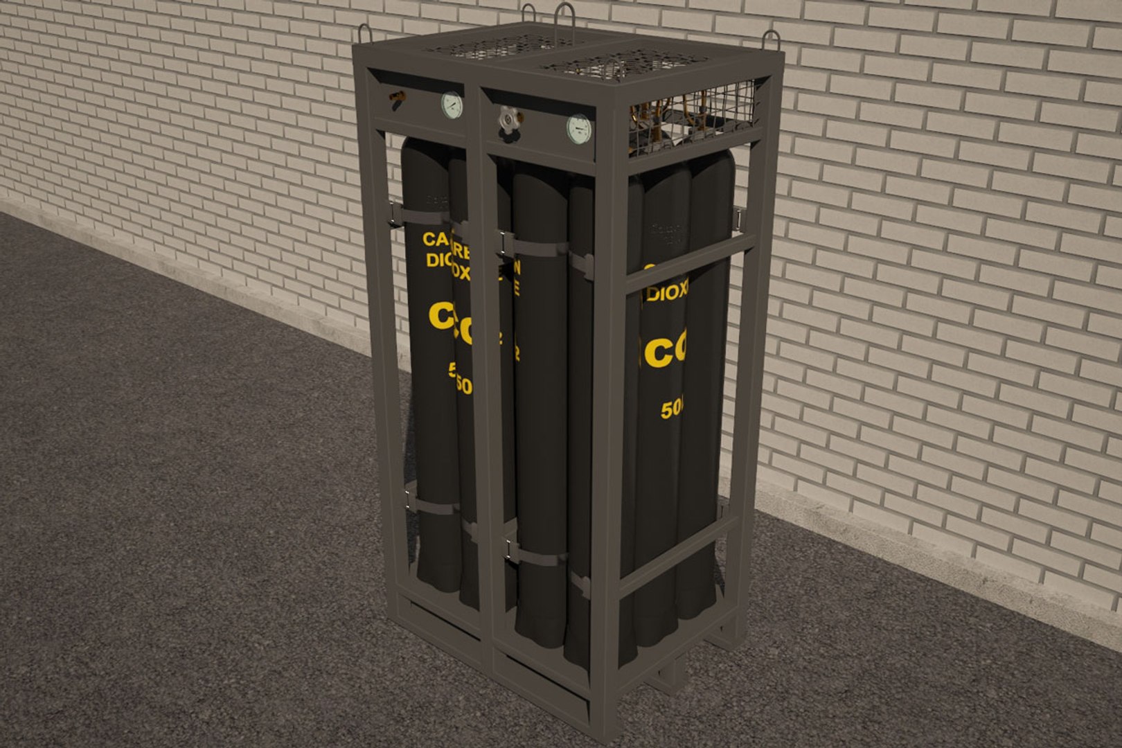 3D co2 model - TurboSquid 1441050