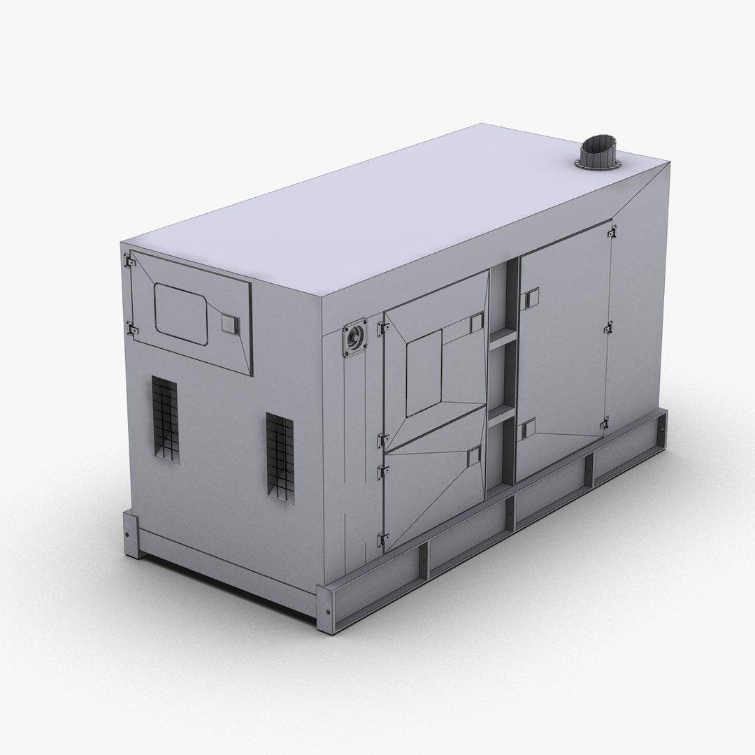 3D power generator pbr model - TurboSquid 1514494