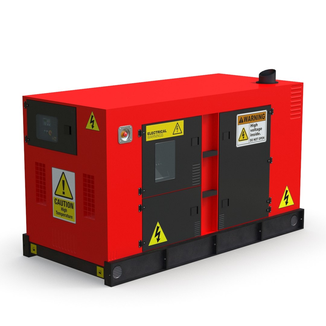 3D power generator pbr model - TurboSquid 1514494