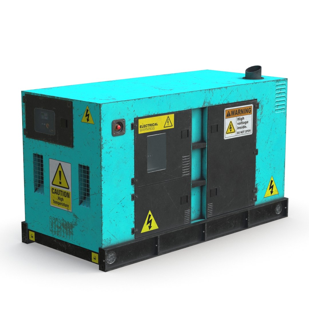 3D power generator pbr model - TurboSquid 1514494