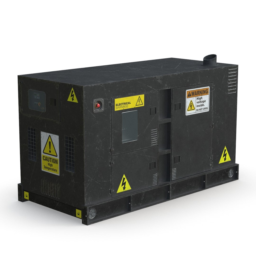 3D power generator pbr model - TurboSquid 1514494