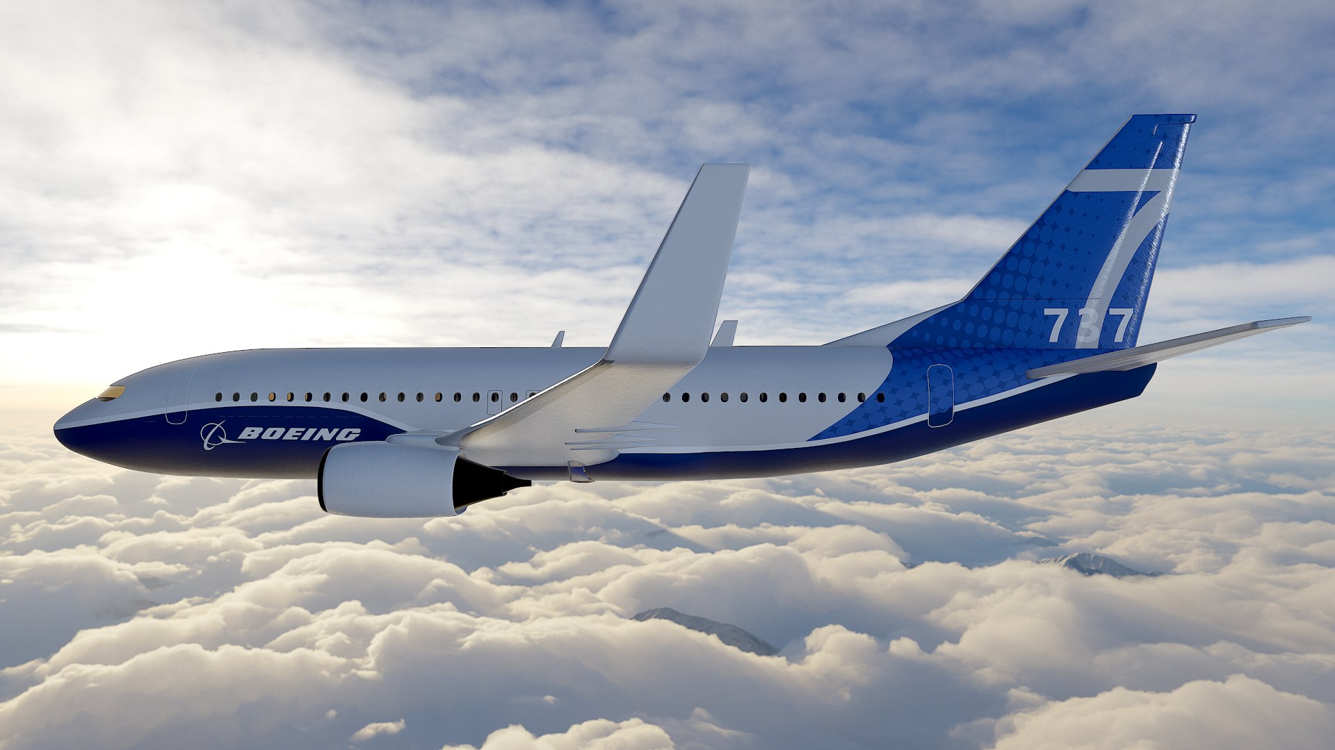 Passenger Boeing 737 Model - TurboSquid 1442443