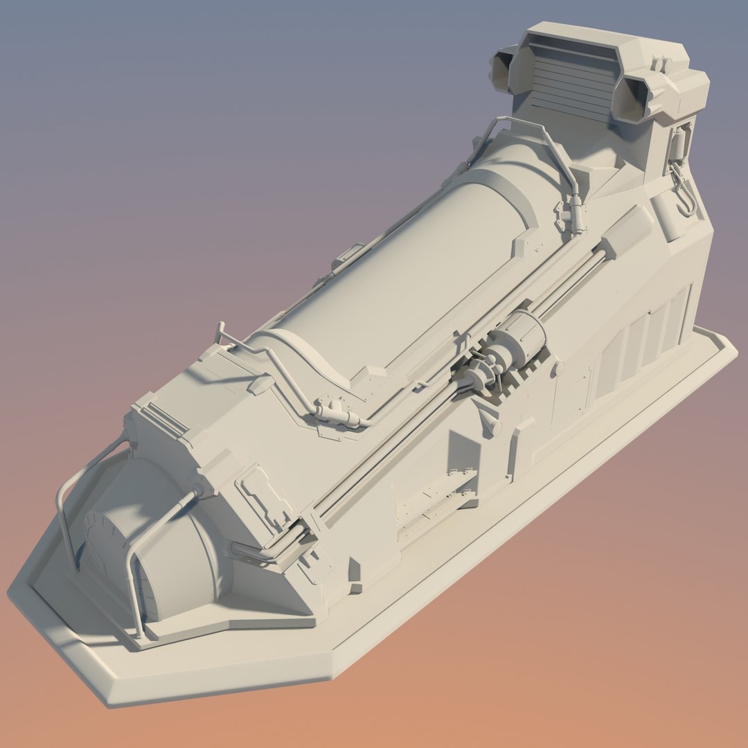 max futuristic cryopod