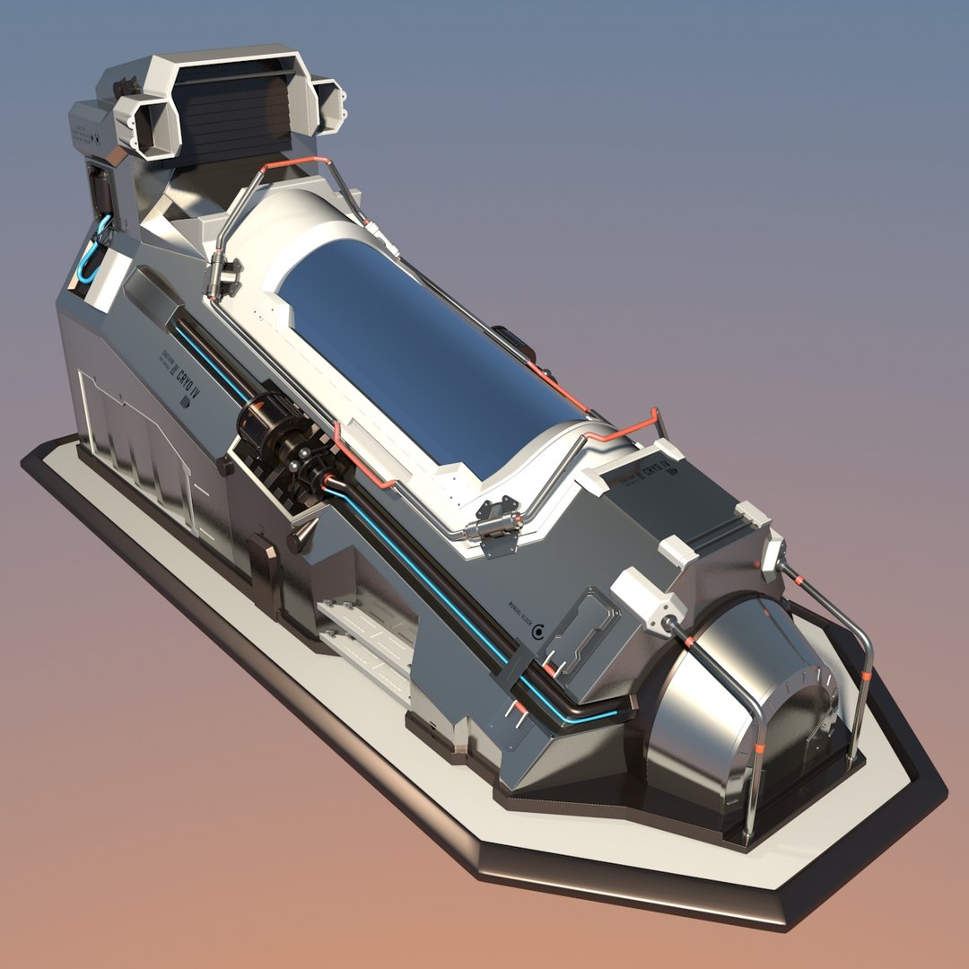 max futuristic cryopod