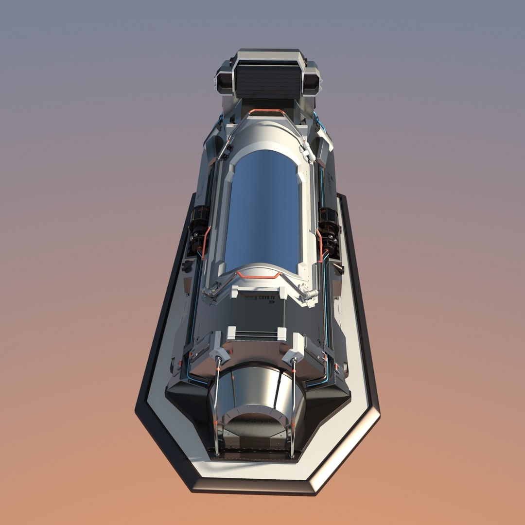 max futuristic cryopod