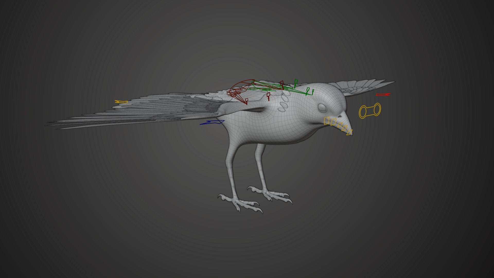 3D Model Sparrow Animated - TurboSquid 2078887