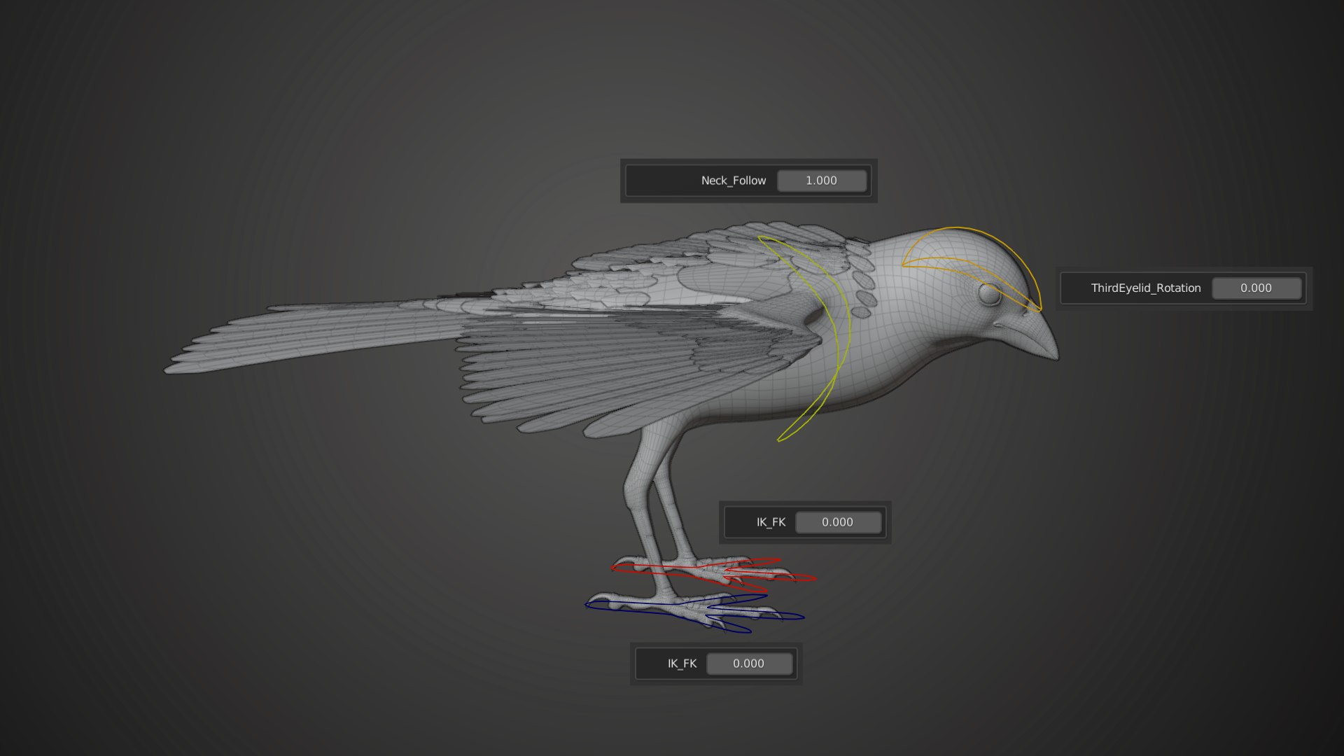 3D Model Sparrow Animated - TurboSquid 2078887