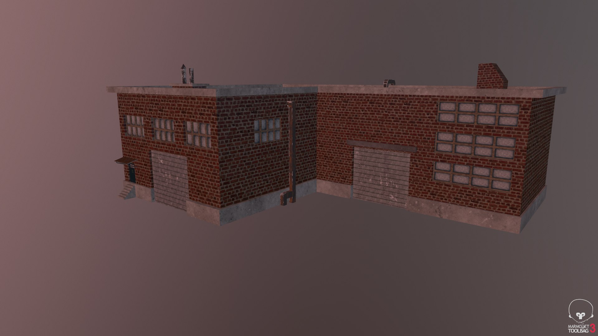 3D Old Factory - TurboSquid 1479640