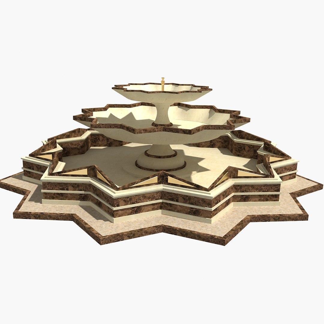 Star Fountain 3D - TurboSquid 1290769