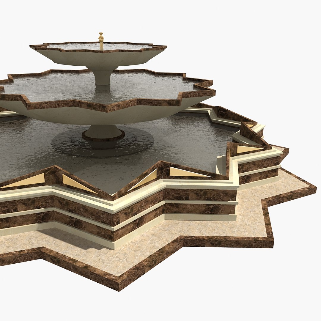 Star Fountain 3D - TurboSquid 1290769