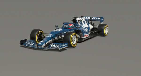 3D alphatauri f1 2021 at02 model - TurboSquid 1700097