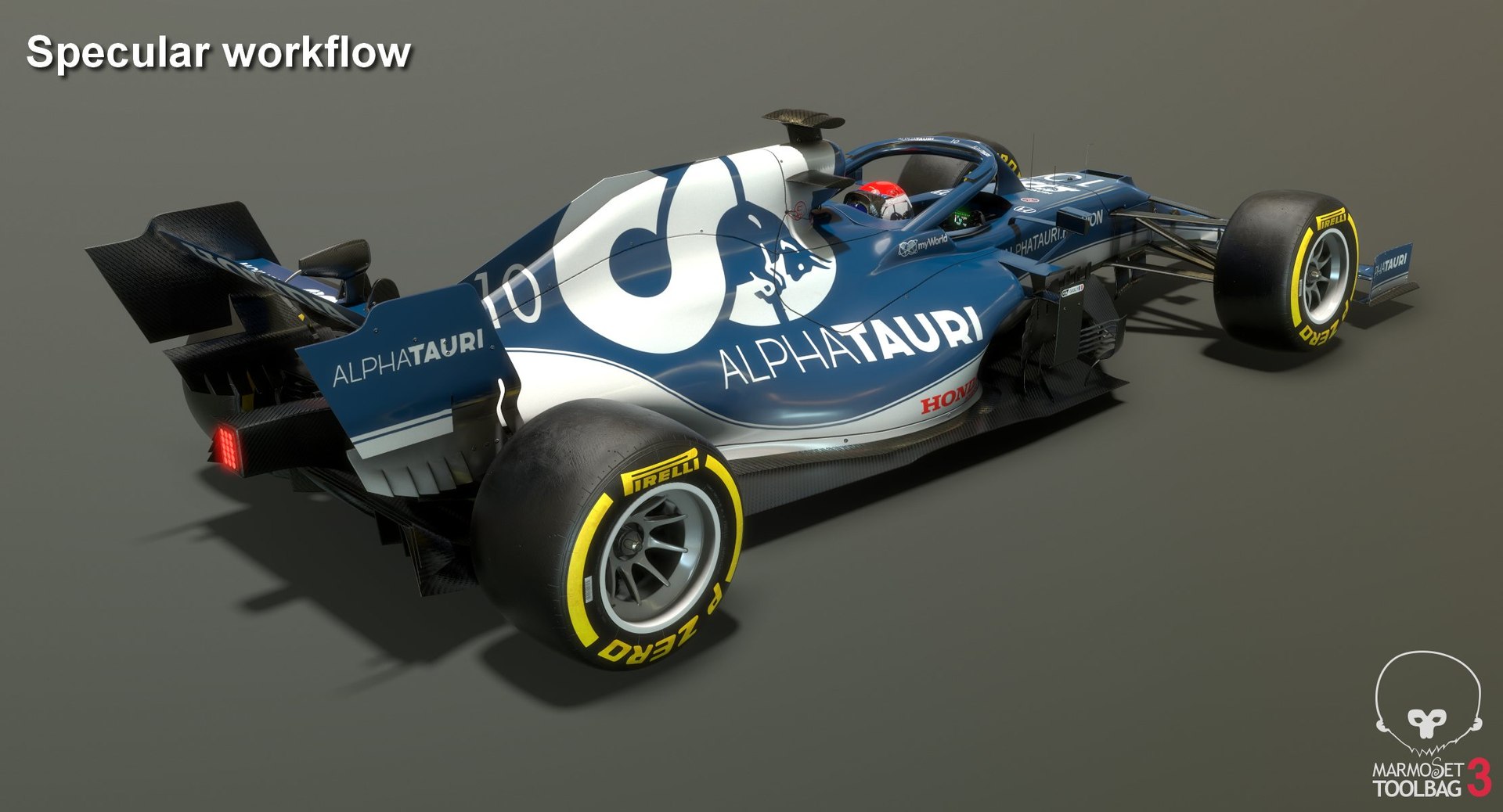 3D alphatauri f1 2021 at02 model - TurboSquid 1700097