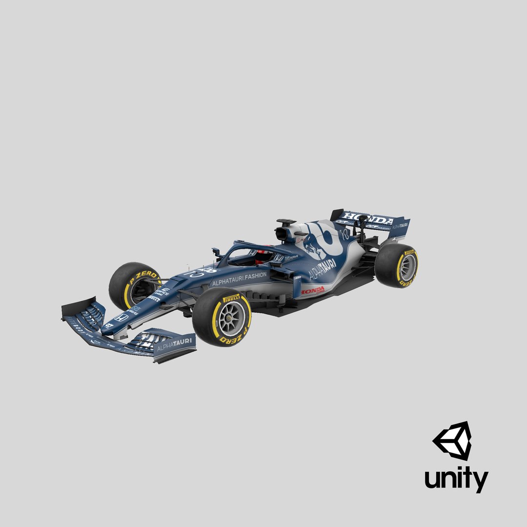 3D alphatauri f1 2021 at02 model - TurboSquid 1700097