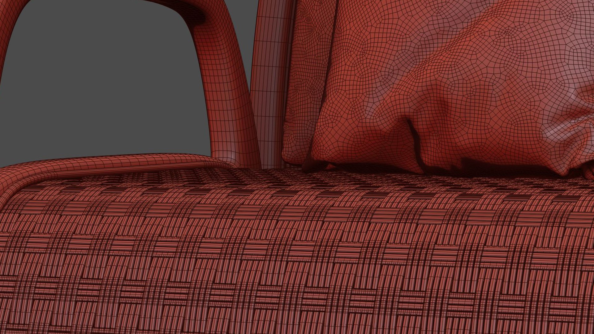 Eliza Rattan Restaurant Loveseat By Bpoint 3D - TurboSquid 2030791