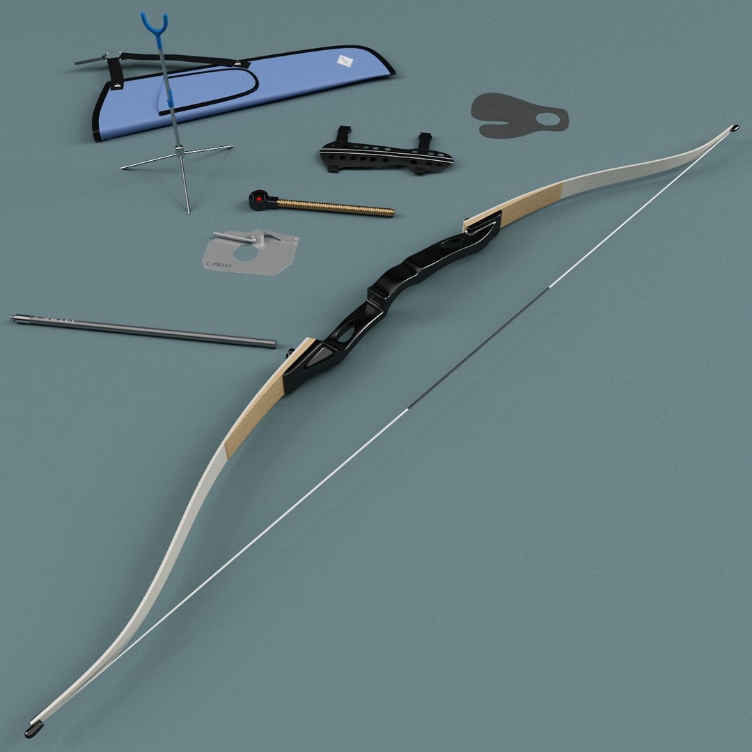 3D Recurve Bow - TurboSquid 576719