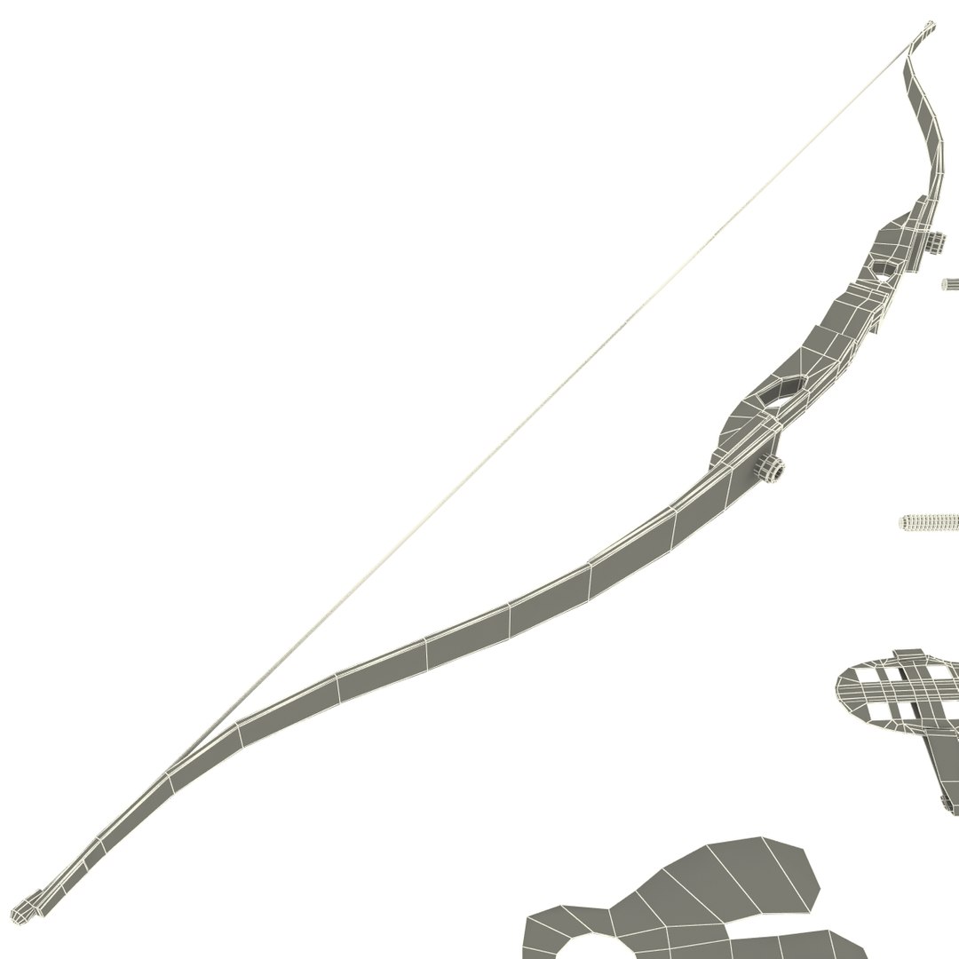 3D Recurve Bow - TurboSquid 576719