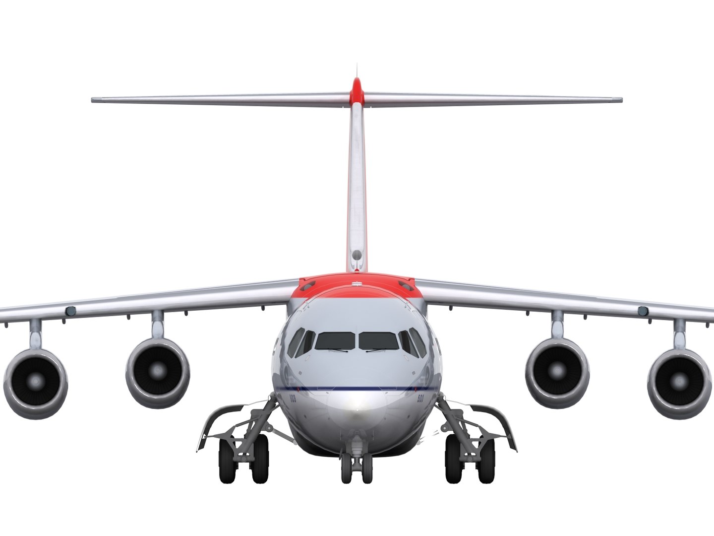 3d Model Bae 146-200 Avro Rj85