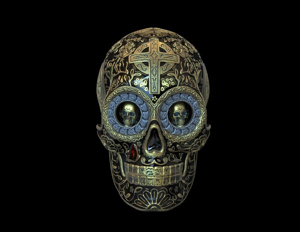3D stylized evil skull model - TurboSquid 1360583