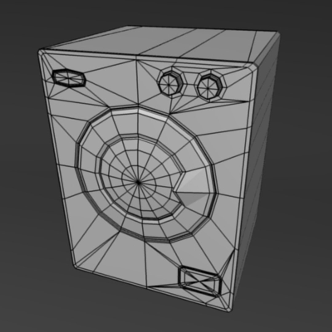 Wash Machine 3d Model