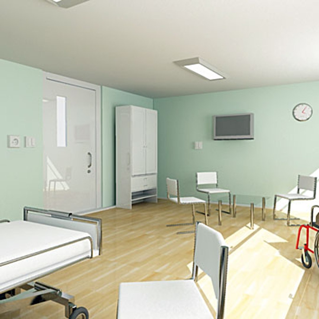 3d Model Hospital Isolation Ward
