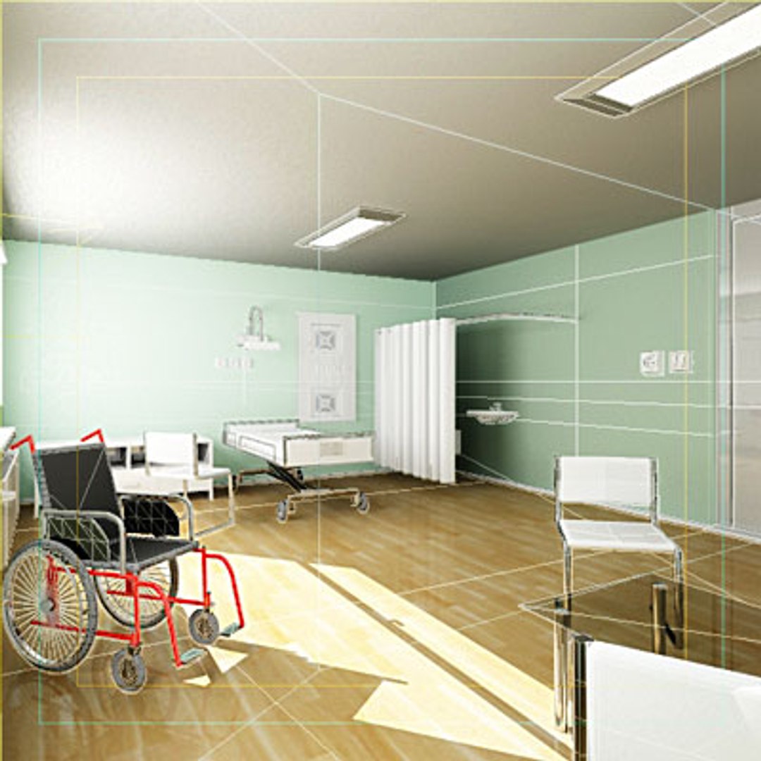 3d Model Hospital Isolation Ward