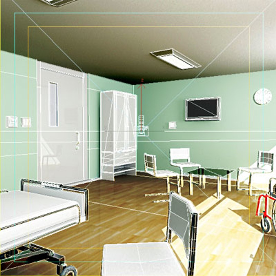 3d Model Hospital Isolation Ward