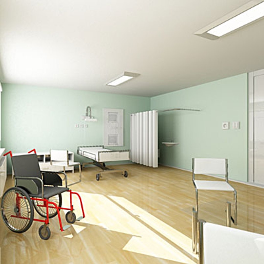 3d Model Hospital Isolation Ward
