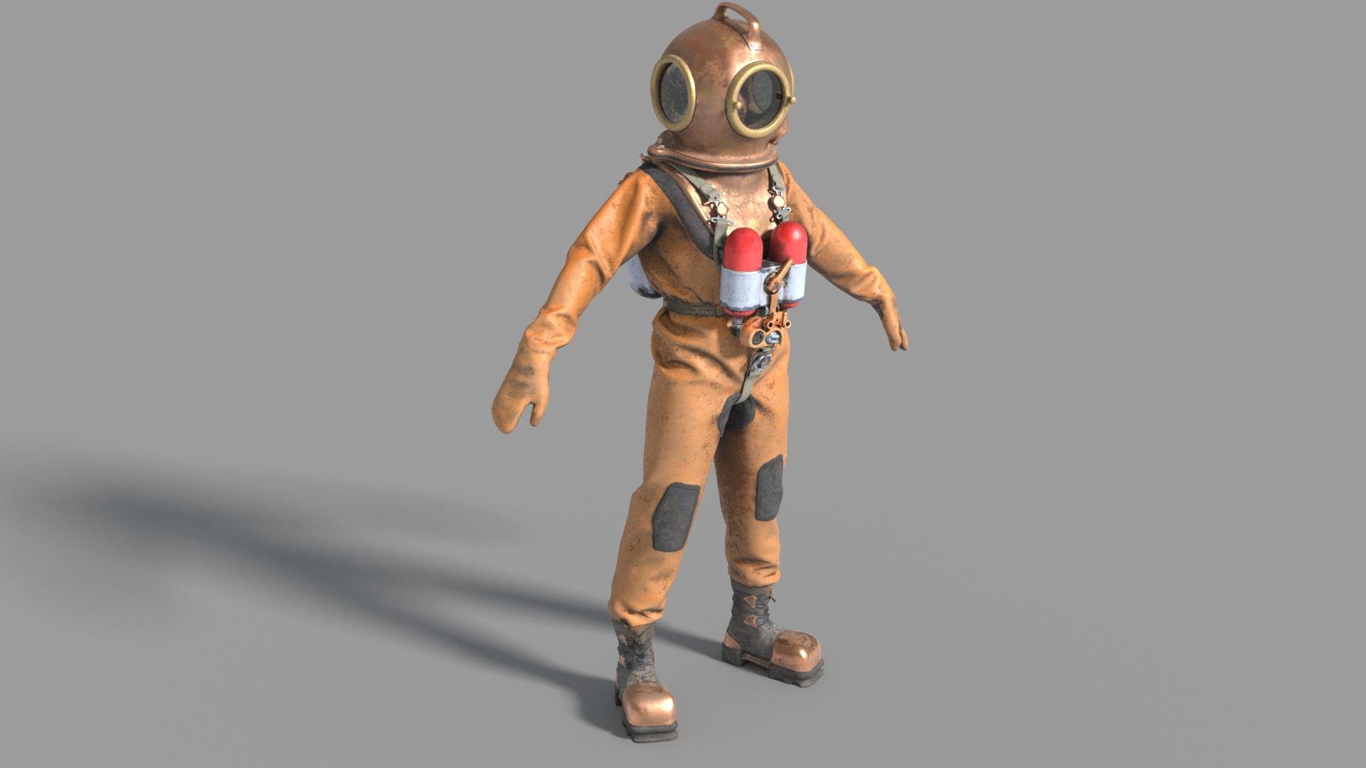 3D Diver Suit 2 Model - TurboSquid 1570604