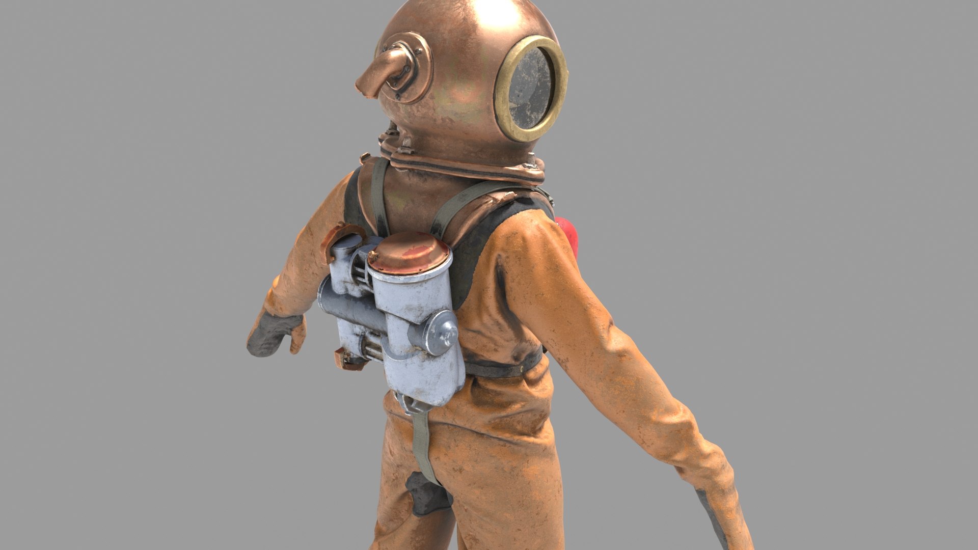3D Diver Suit 2 Model - TurboSquid 1570604